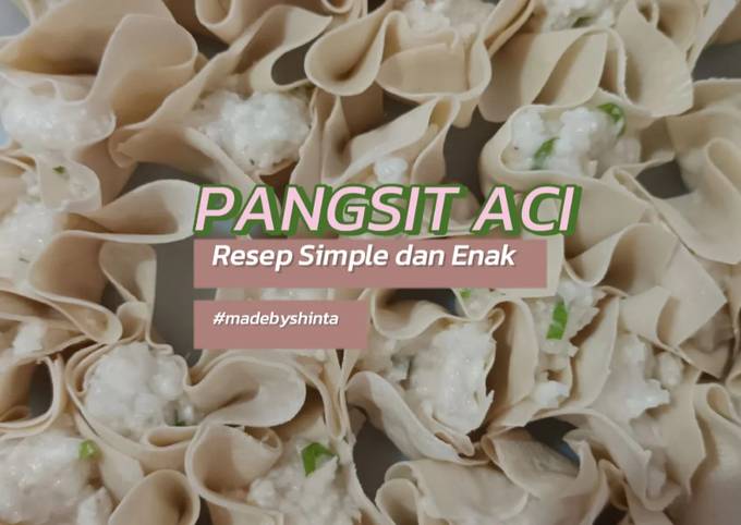 Resep Pangsit aci resep simple dan enak oleh Shinta Basrawi - Cookpad