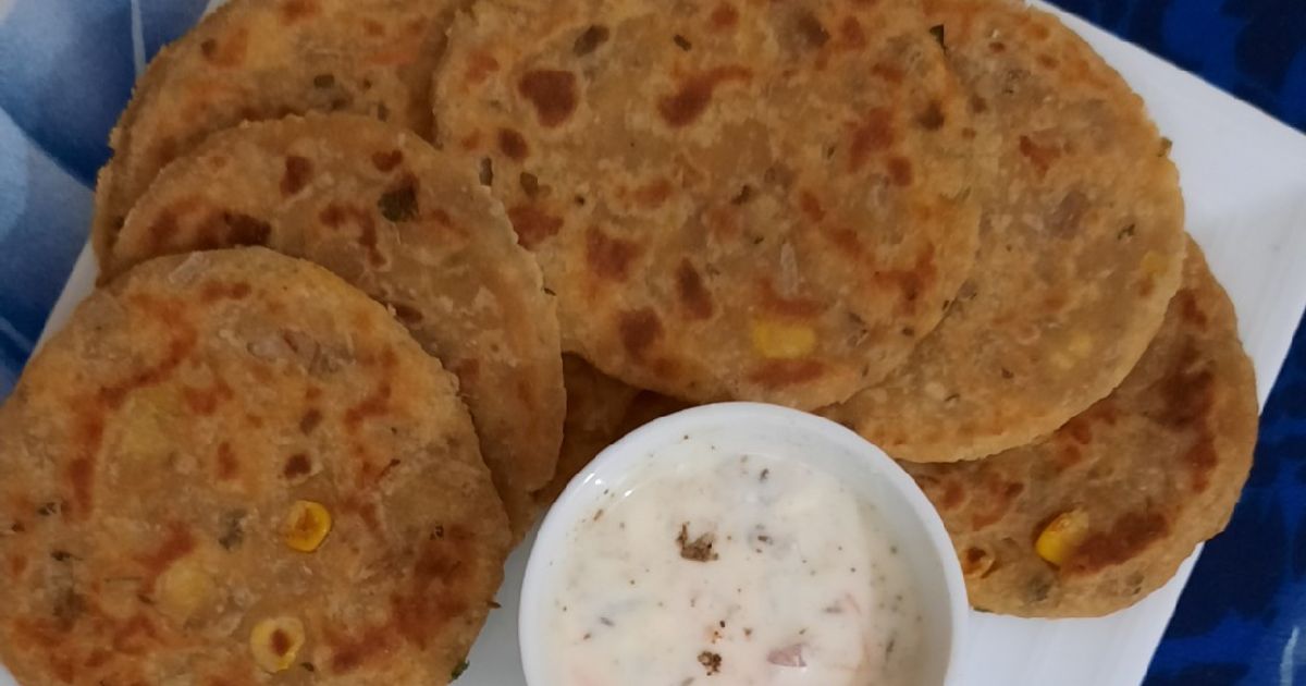 Veg Coin Paratha 😋 Recipe by Mona Ali - Cookpad