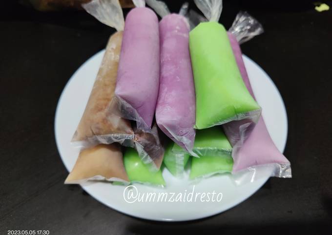 Resep Es Lilin Pop Ice & Milo oleh Umm Zaid Resto - Cookpad