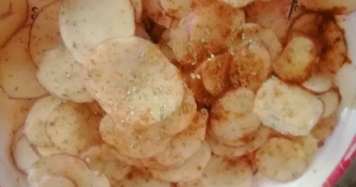Chatpati Allu Ke Chips Recipe by Chand Pari - Cookpad