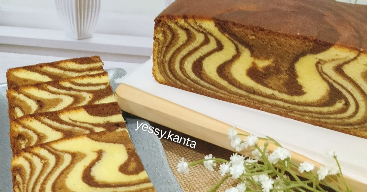 Resep Butter Cake (Bolu Macan) oleh Yessy Kanta - Cookpad