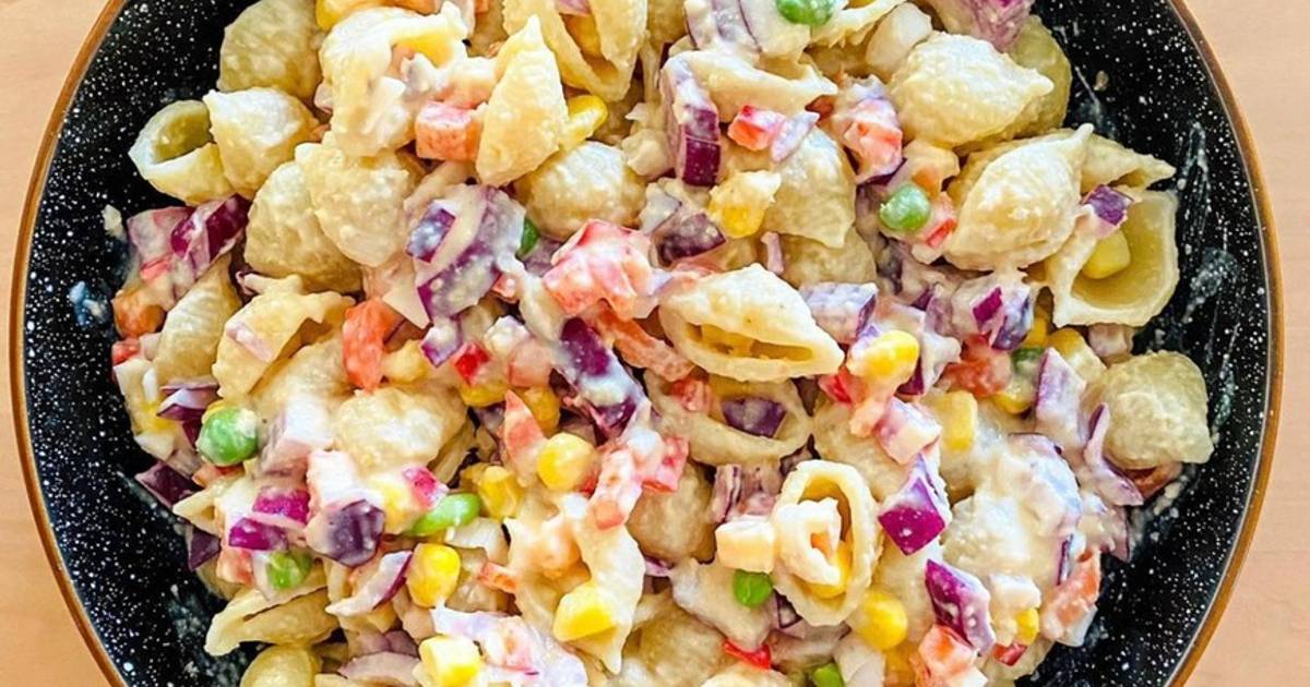 Κρεμώδης μακαρονοσαλάτα συνταγή από τον/την the proud vegan - Cookpad