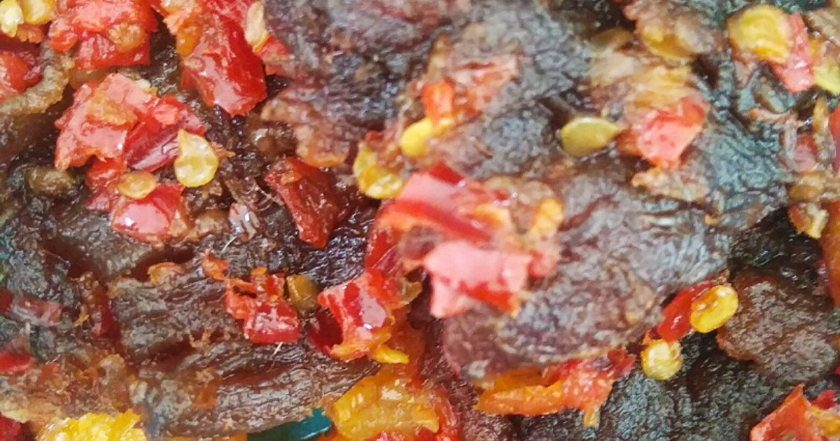Resep Dendeng Balado Sederhana Enak Dan Tahan Lama oleh RENI RINDING ...