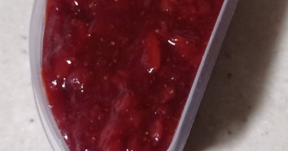 Resep Homemade Selai Strawberry 🍓 Oleh Anita Permatasari Cookpad