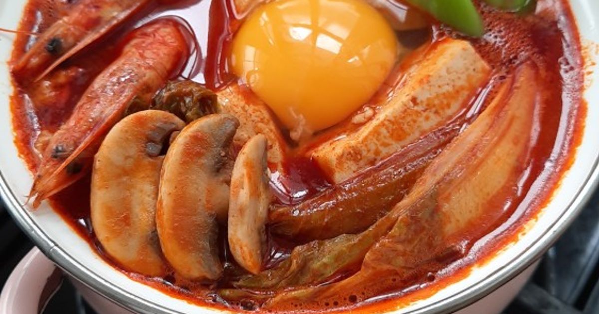 Resep Korean Soft Tofu Stew / Sundubu Jjigae oleh Tan Liana Irawan ...