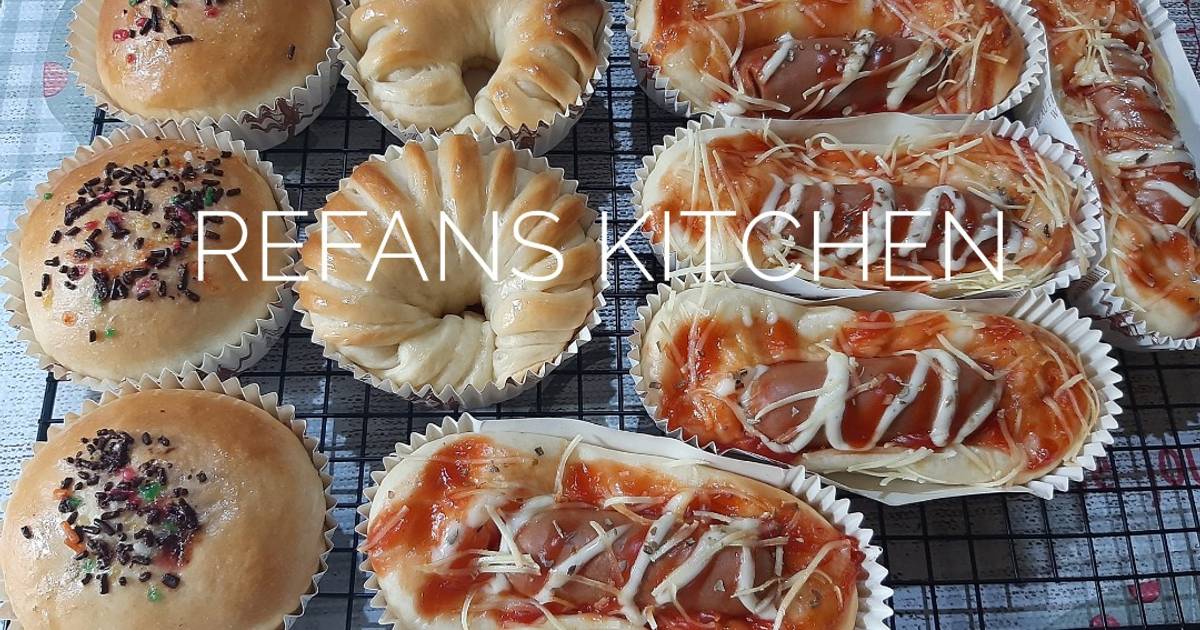 Resep Roti manis tanpa telur oleh Refans Kitchen - Cookpad