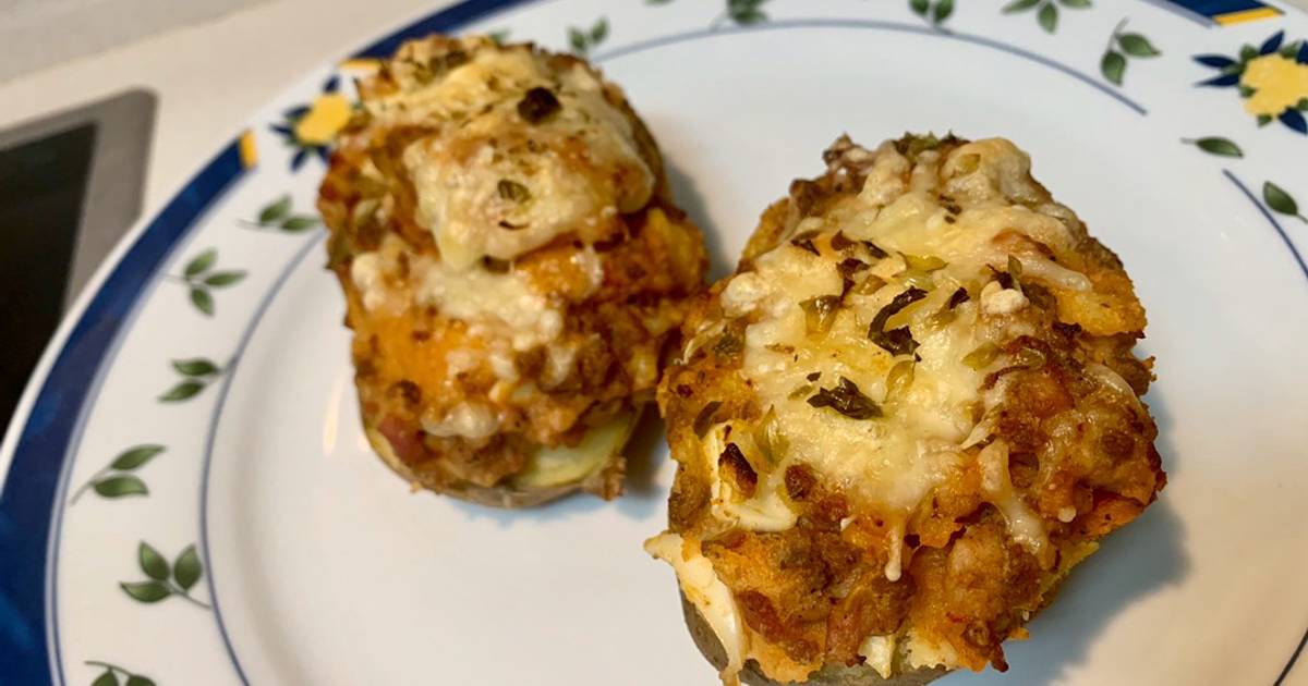 Papas rellenas al horno - 950 recetas caseras- Cookpad