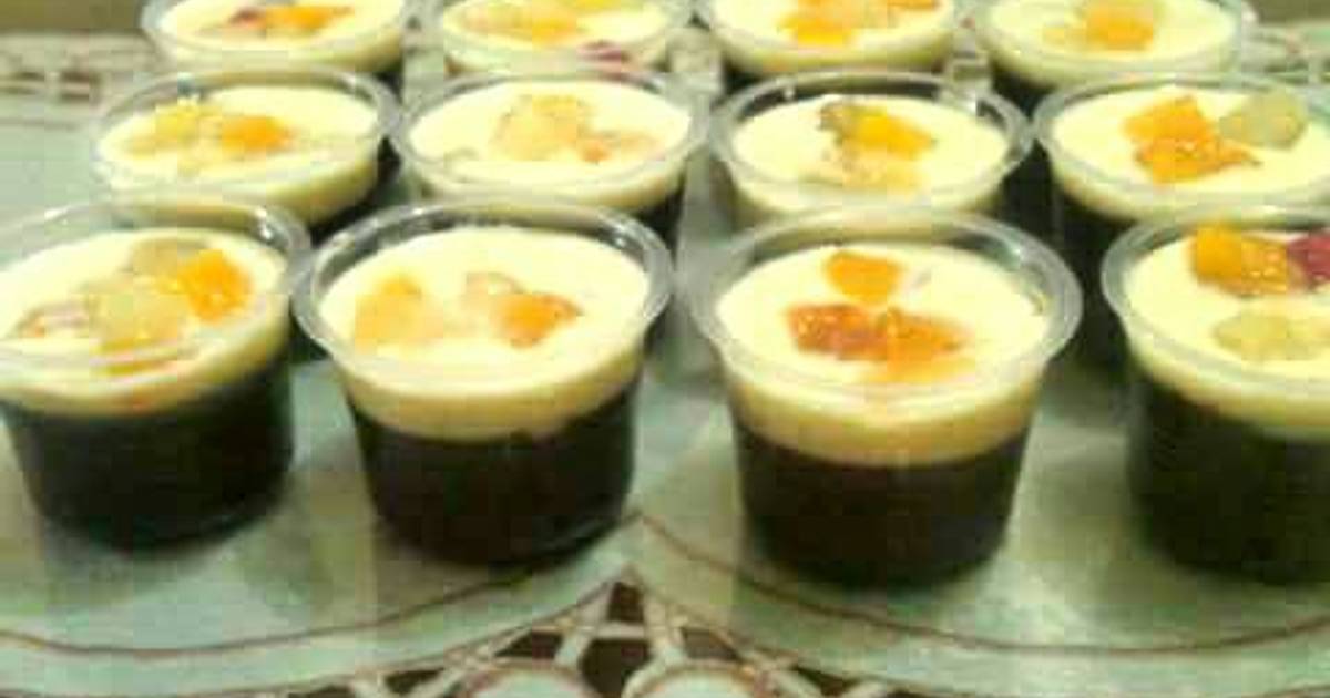 Resep Silky chocolate pudding vla vanila oleh Rini Julia - Cookpad