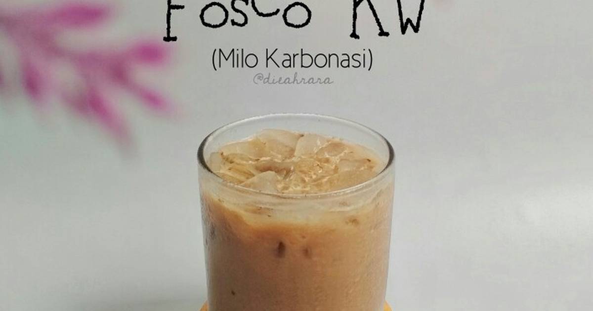 Resep Fosco KW (Milo Karbonasi) oleh Dieah Rara - Cookpad