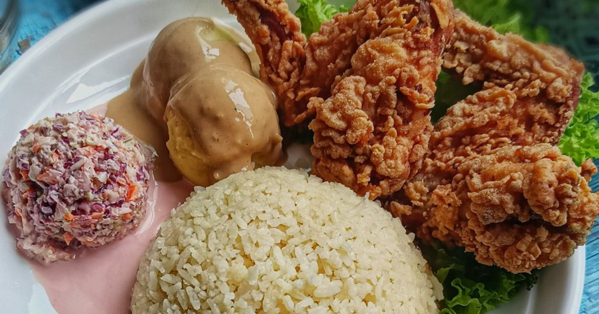 Resipi Nasi Butter Ala Kentaki (Kfc) oleh Q'leenalee's Kitchen - Cookpad
