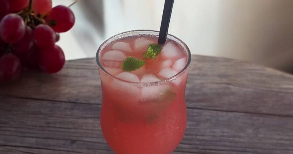 Resep Sparkling Grape Punch🍇🍋 oleh Dapur B'wish - Cookpad