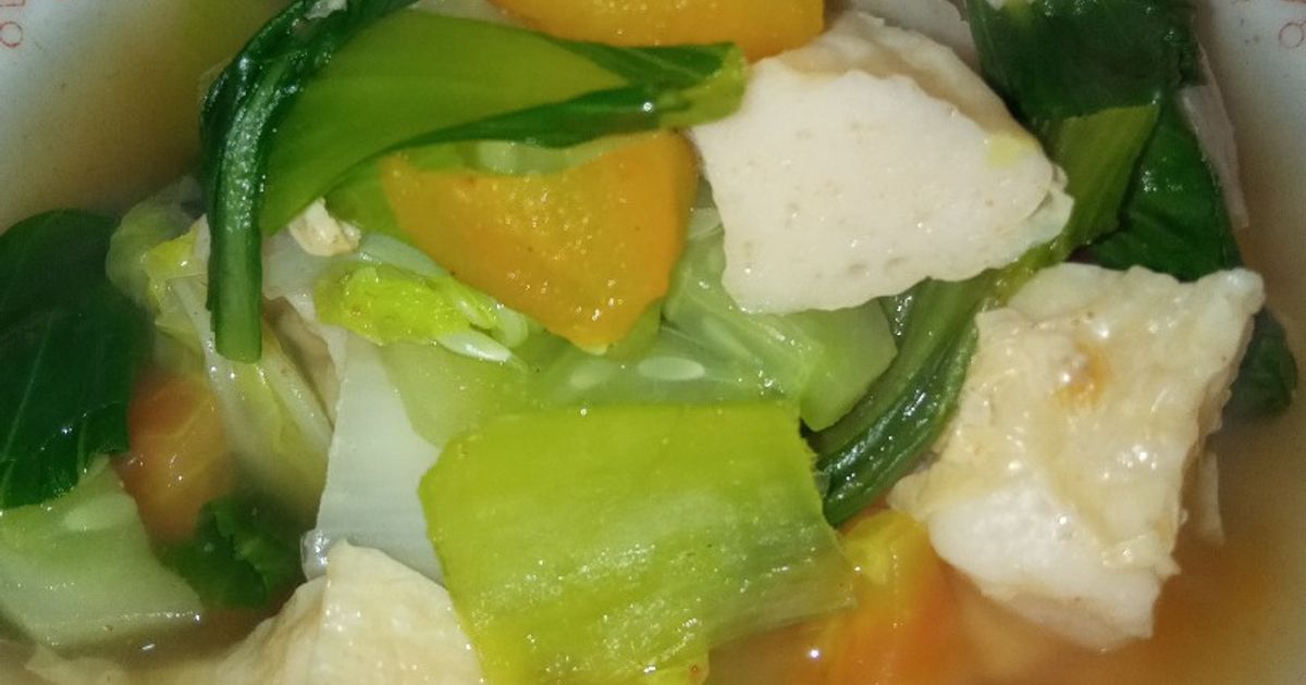 Resep sayur sop selada rumahan enak dan mudah - Cookpad