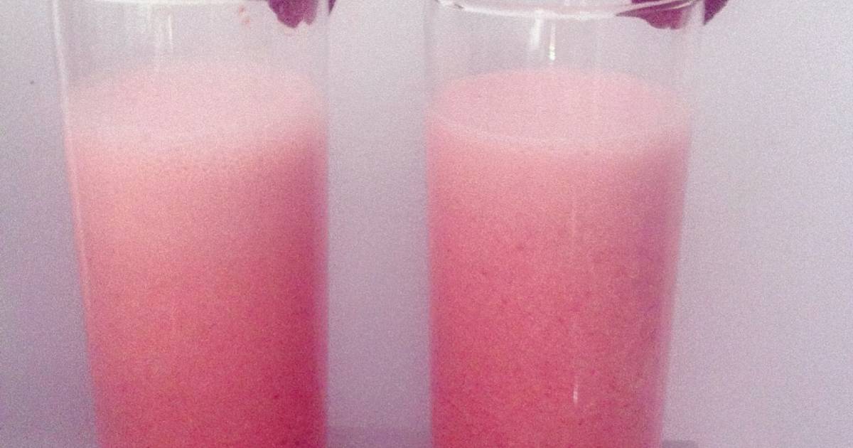 370 resep minuman stroberi segar enak dan mudah - Cookpad