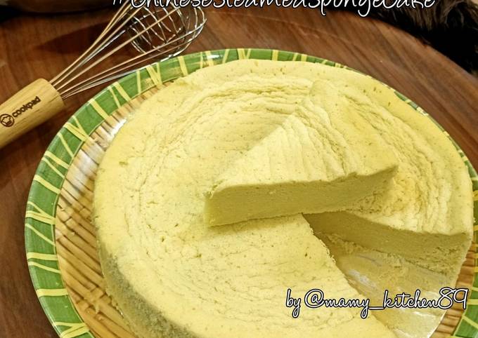 Resipi 🇨🇳Ji Dan Gao - Chinese Steamed Sponge Cake oleh mamy_kitchen89 ...