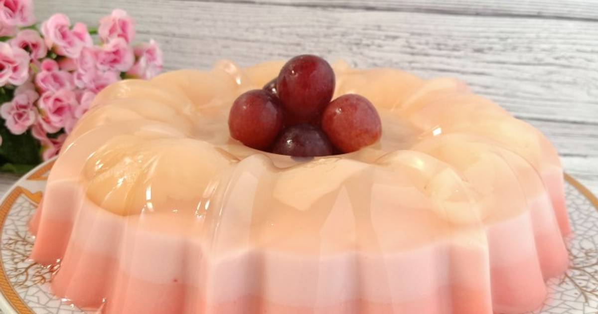 73 resep puding leci pink enak dan mudah - Cookpad
