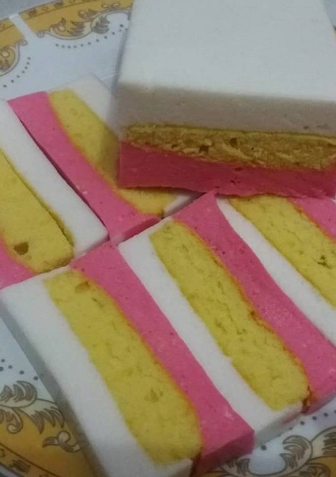 Resep Puding roti busa merah putih oleh Ita Mamanya Radit - Cookpad