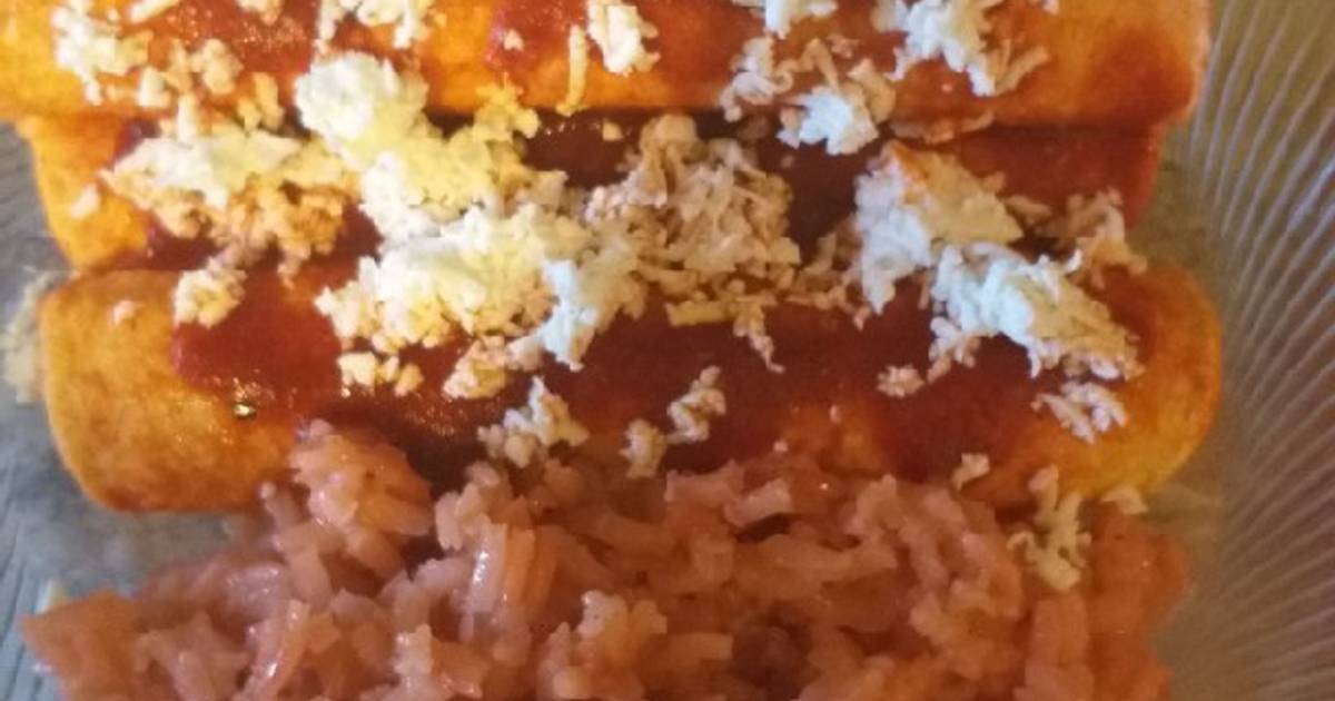Enchiladas rojas - 80 recetas caseras- Cookpad