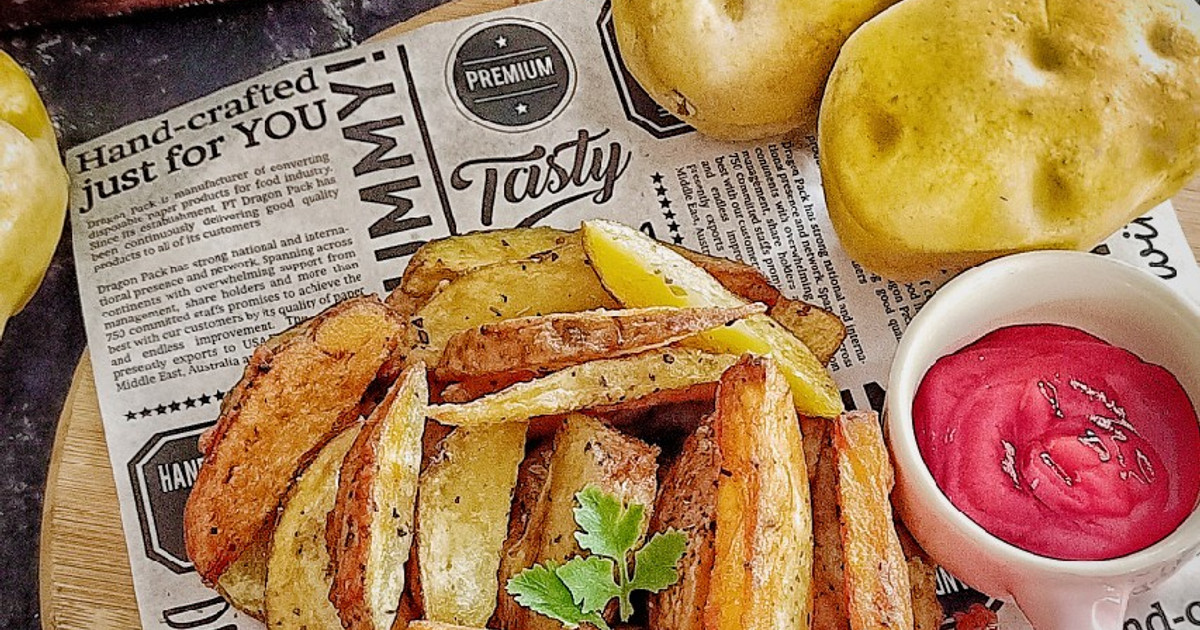 Resep Kentang Wedges Crispy oleh Ine Setiawati - Cookpad