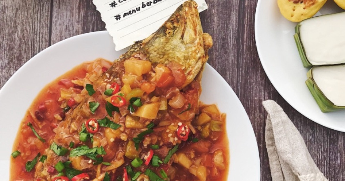 Resipi Ikan Siakap Tiga Rasa #Phopbylinimohd oleh Syima Yusof - Cookpad