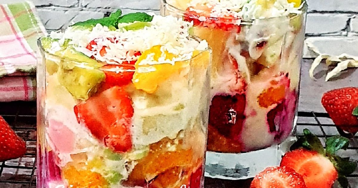 Resep Fruit Salad Creamy Sauce oleh Giacinta Permana - Cookpad