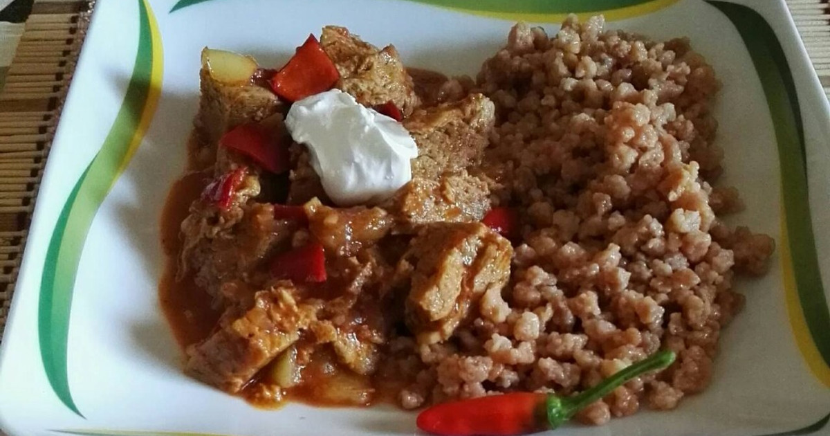 Szejtán Ragu Tarhonyával | Marilla receptje - Cookpad receptek