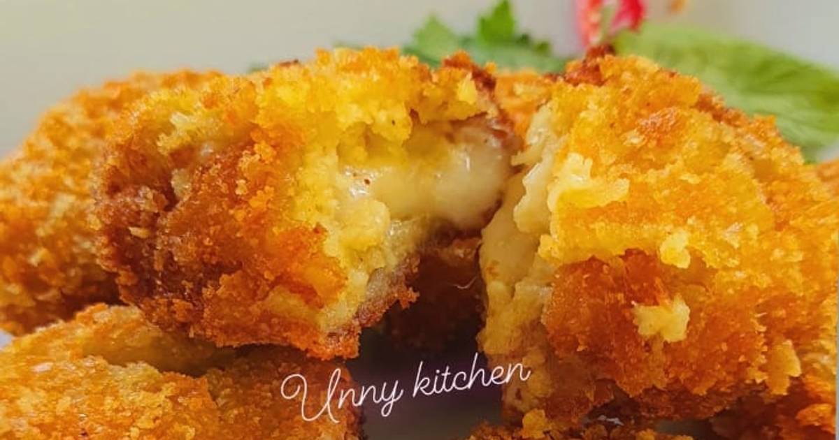 Resep Kroket kentang isi keju mozarella oleh Unny kitchen - Cookpad
