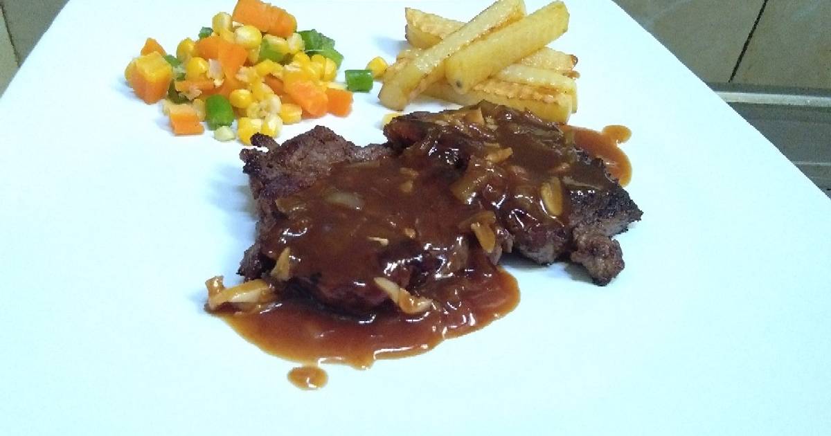 Resep Beef steak homemade oleh Mega sintia - Cookpad