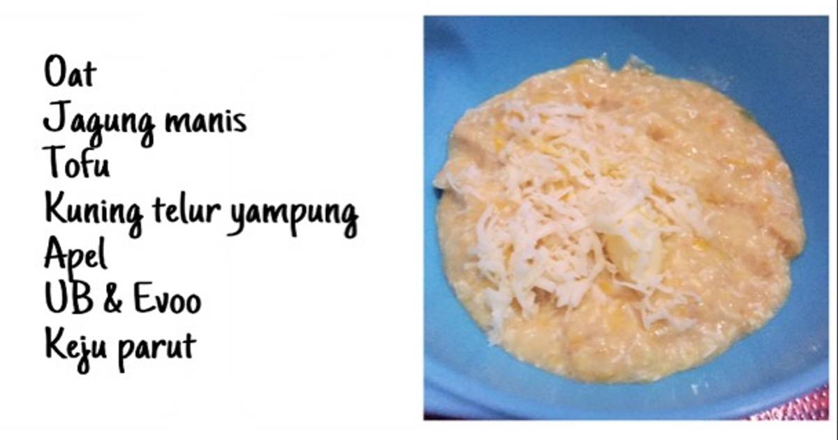 Resep Creamy cheese corn mpasi 7m+ oleh ika damayanti ali - Cookpad