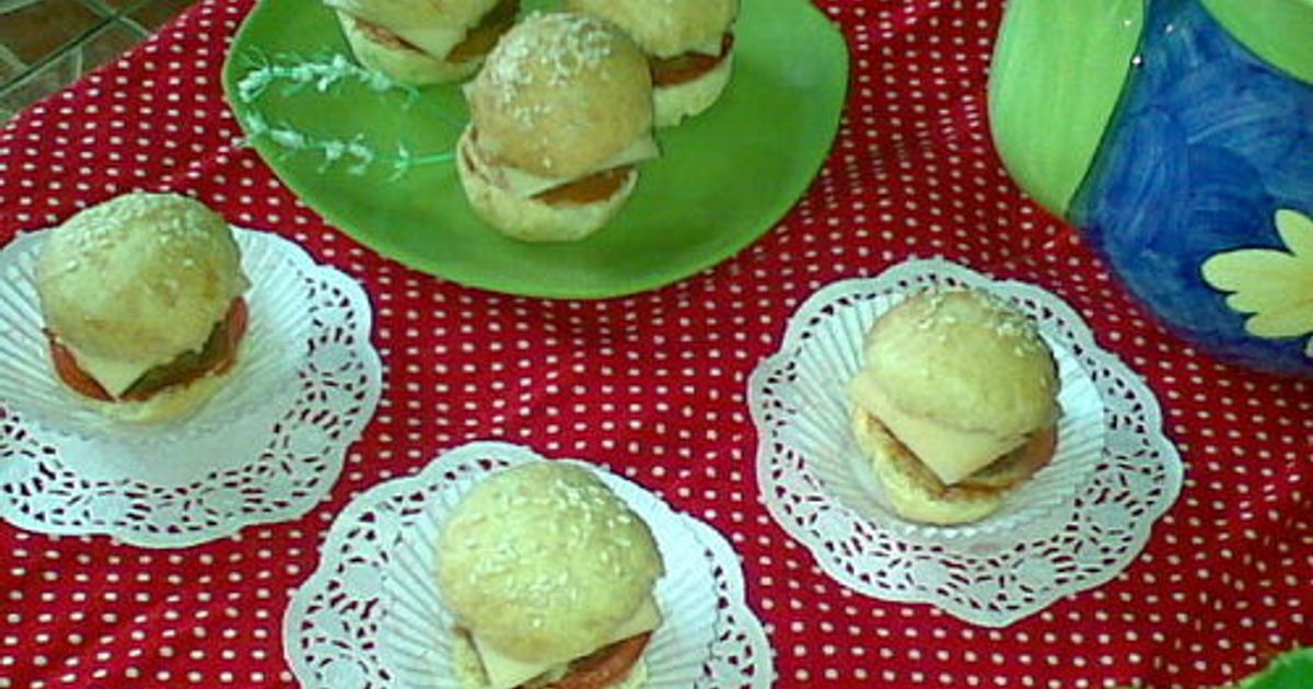 Resep Burger Mini oleh Tutty Frutty - Cookpad