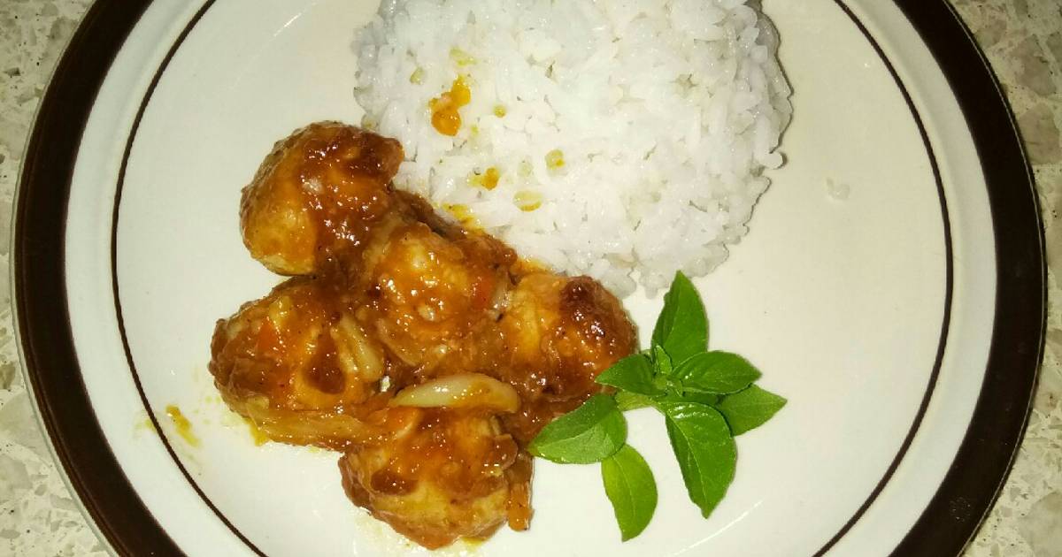 Resep Bakso Saus Barbeque oleh Anjas Sulrum - Cookpad