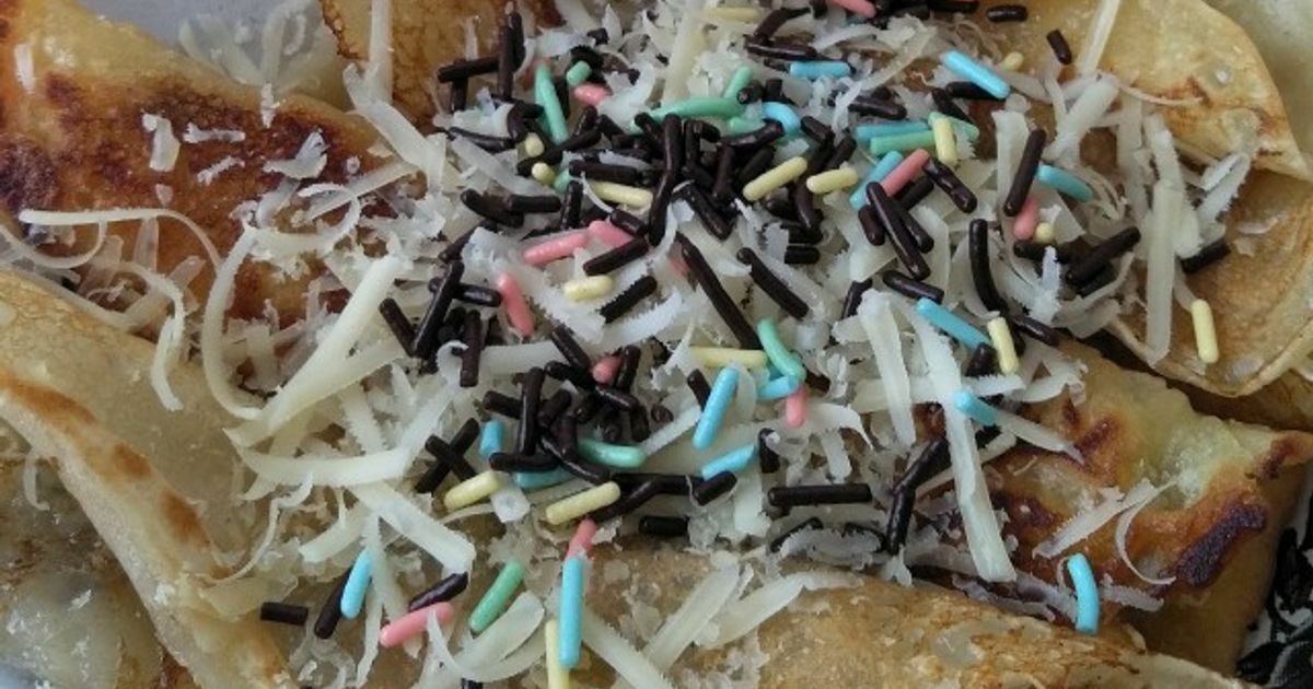 Resep crepes terigu tanpa telur rumahan enak dan mudah - Cookpad
