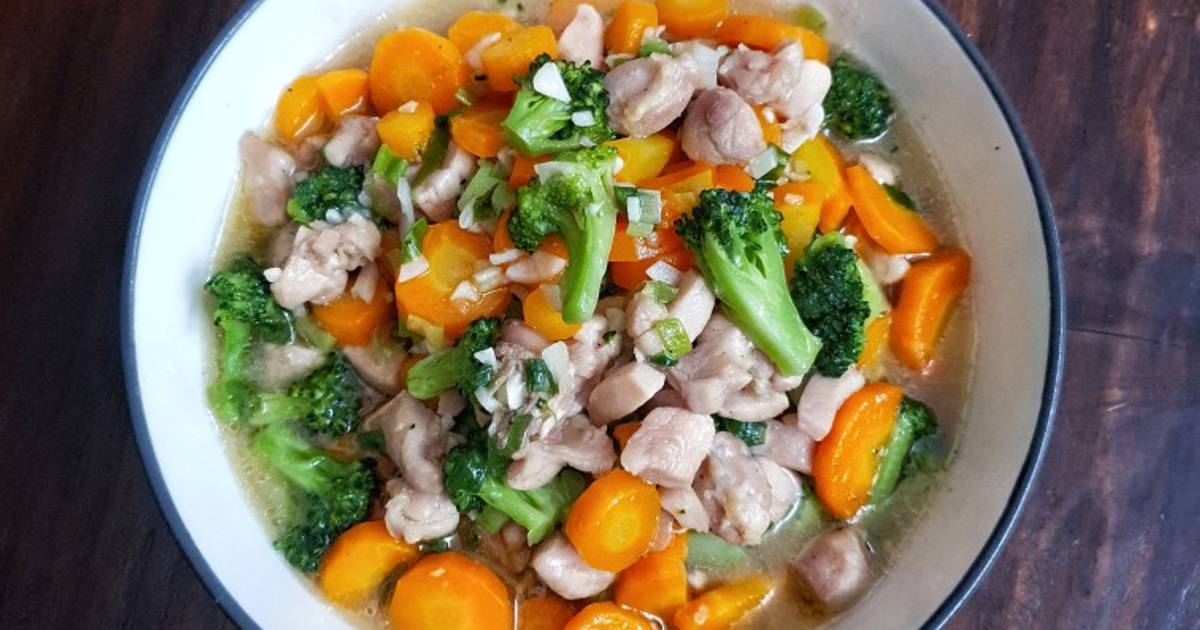Resep Capcay Sayuran Ayam oleh Siti Khumairah Aisyah - Cookpad