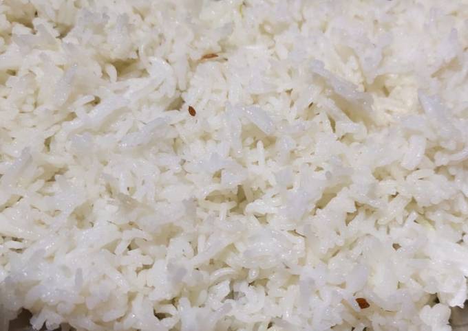 Plain rice Recipe by Reetu marothia - Cookpad