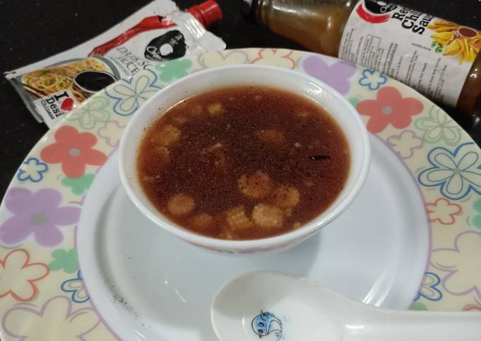 Szechwan Pepper manchow soup Recipe by Sonia Kriplani,,, - Cookpad