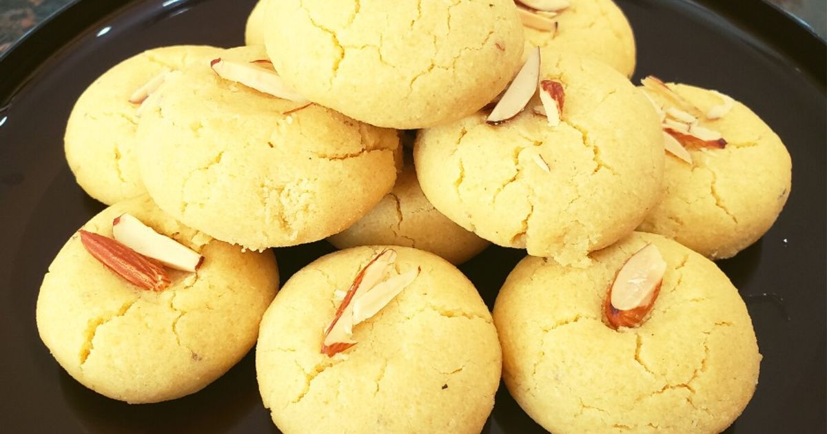 Nankhatai Recipe | Eggless Nankhatai | Indian Cookies | Mouth Melting ...