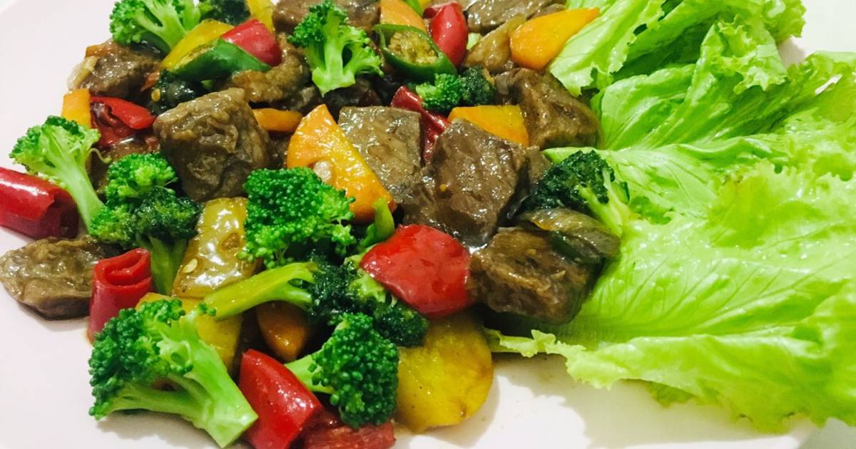 Resep Sapi Lada Hitam (Paprika Jawa Low Budget) oleh Medyna - Cookpad