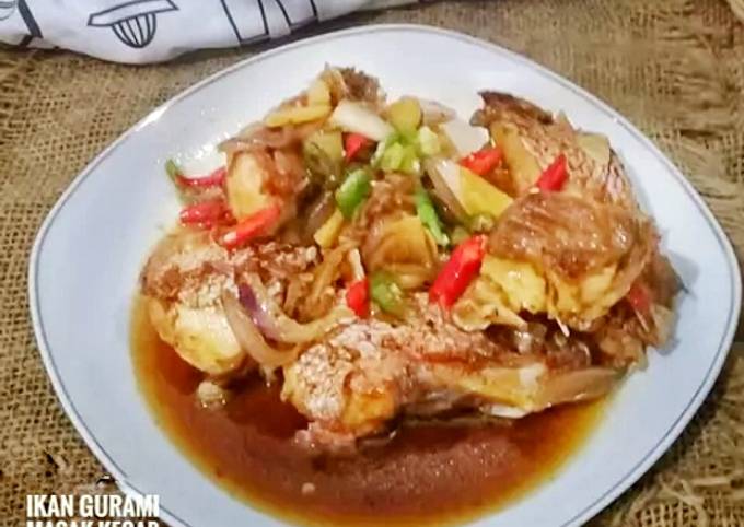 Resep Ikan Gurami Masak Kecap Pedas oleh farida Sulthan 🇮🇩 (IG ...