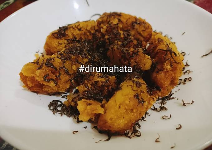 Resep Pisang Goreng Crispy Topping Coklat oleh #dirumahata - Cookpad