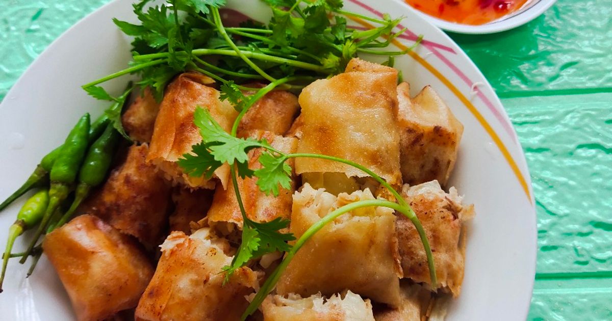 Crab Spring Rolls (Fried) Recipe by คน Rayong - Cookpad