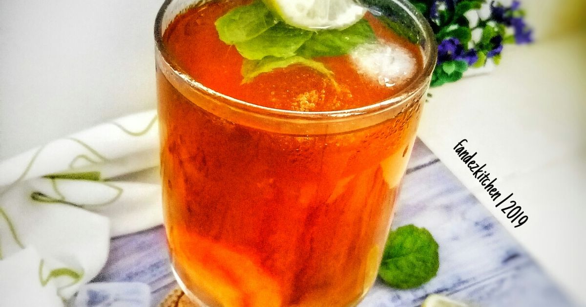 Resep Es Lemon Tea Jahe Mint oleh Stefani Dessy - Cookpad