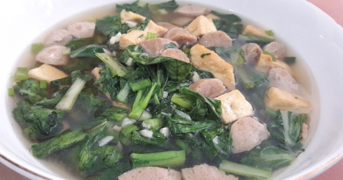 Resep sayur caisim tahu baso rumahan enak dan mudah - Cookpad