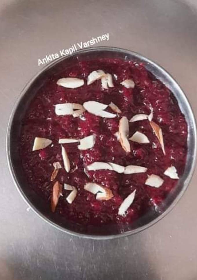 Beetroot Halwa Recipe by Ankita Kapil Varshney - Cookpad