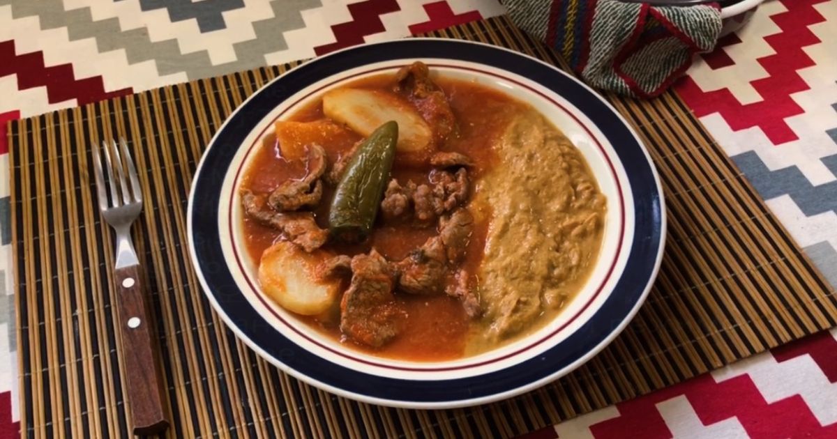 Bistec Con Papas En Salsa Roja Receta de Comidas de un Foráneo- Cookpad