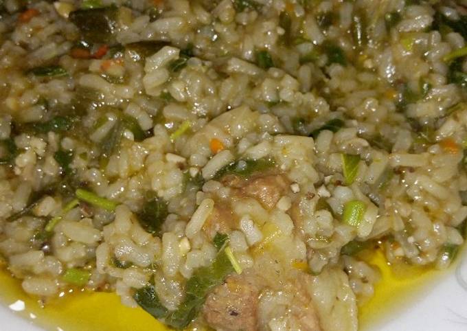 Paten shinkafa da man shanu Recipe by Maryam Wy - Cookpad