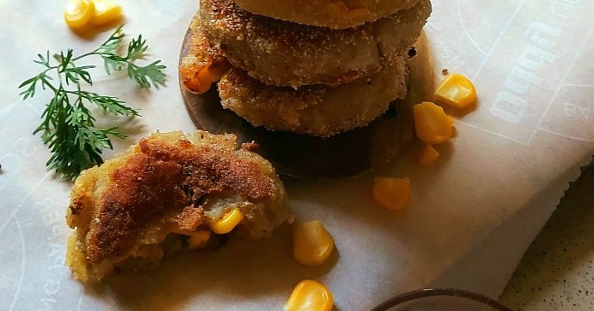 Sweet Corn Cutlet Recipe by Shradha Nema (foodgazin') - Cookpad