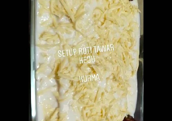 Resep Setup roti tawar keju + kurma oleh hani anahata - Cookpad