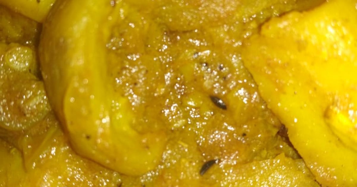 Potato Tinda Curry Recipe by Amrita pramanik - Cookpad