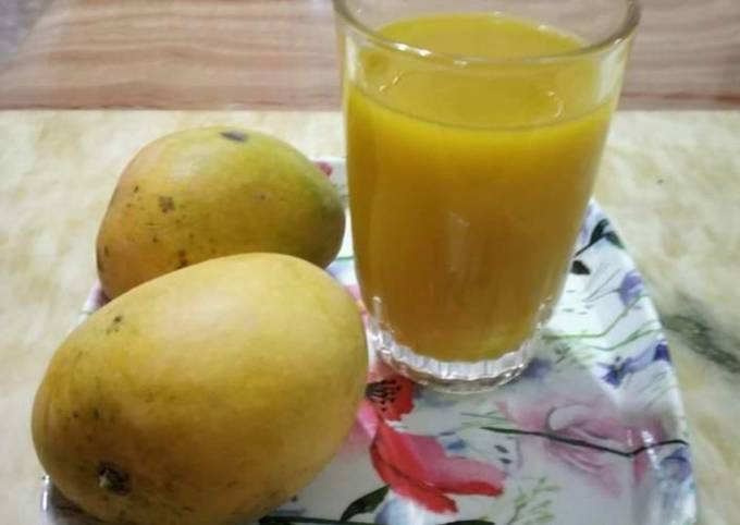 Mango shake Recipe by saanvi goel - Cookpad