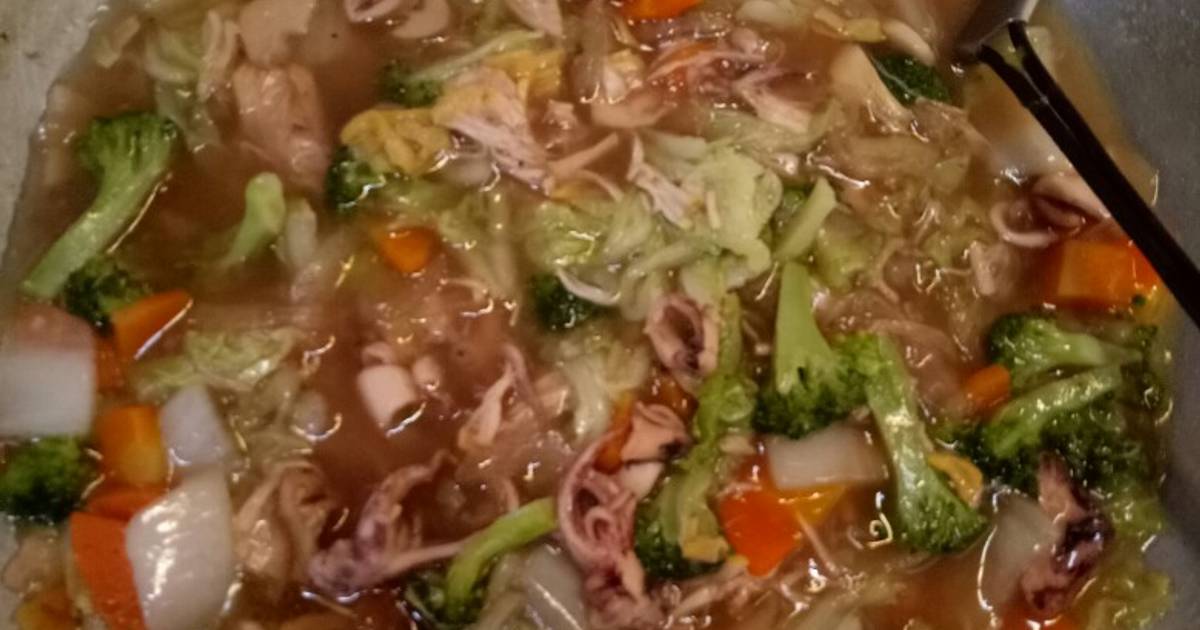 Resep Capcay kuah cumi oleh Vita Nabila - Cookpad