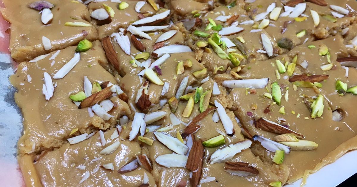 Milk Pista Badam Burfi Recipe by Huma Chaudhary - Cookpad